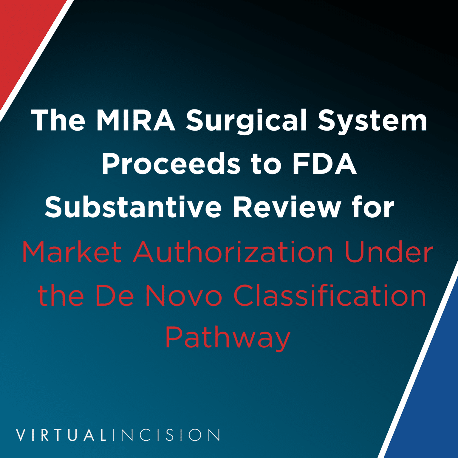 The MIRA Surgical System Proceeds to FDA Substantive Review for Market ...